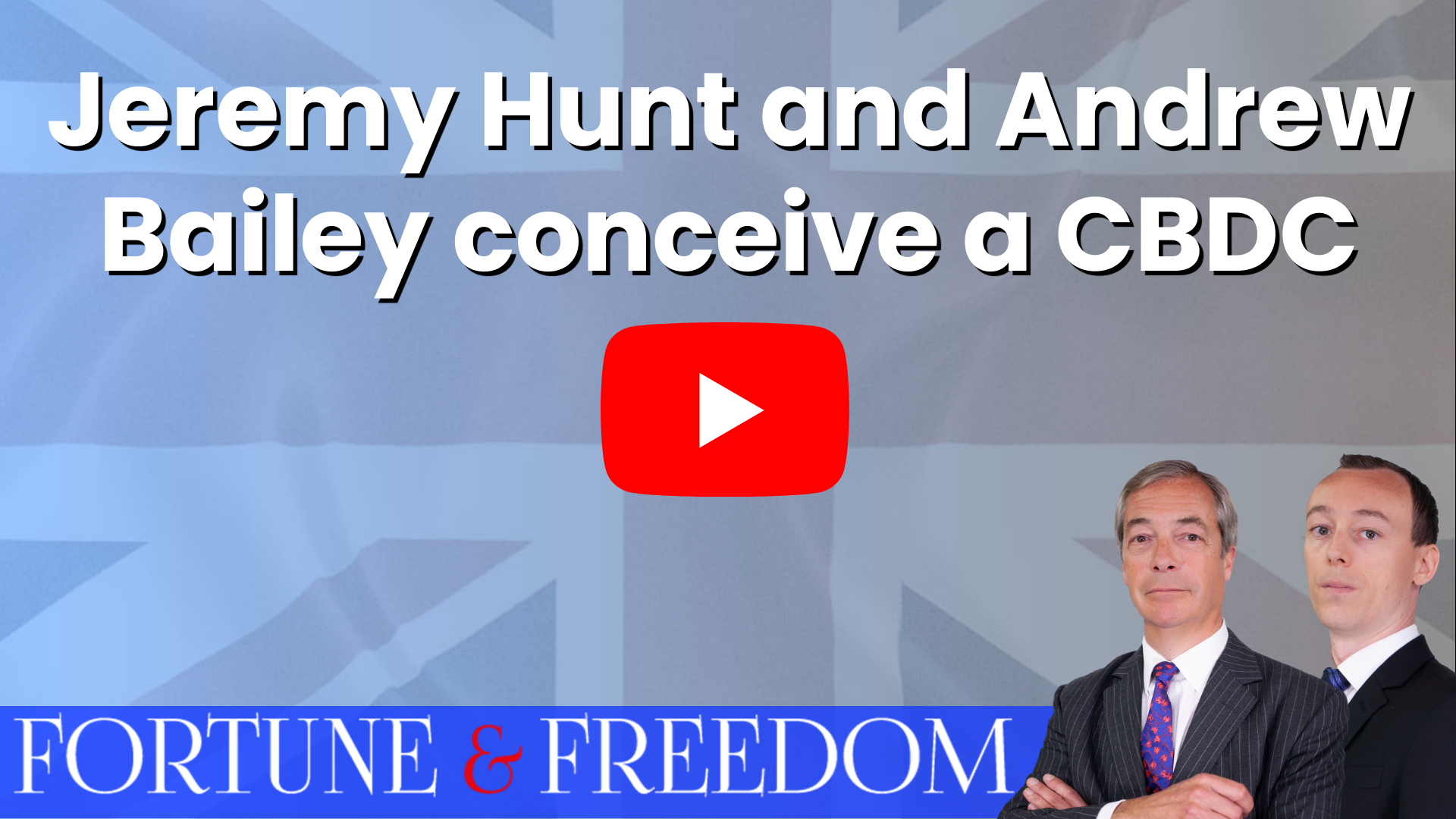 Jeremy Hunt and Andrew Bailey conceive a CBDC | Investor's Daily